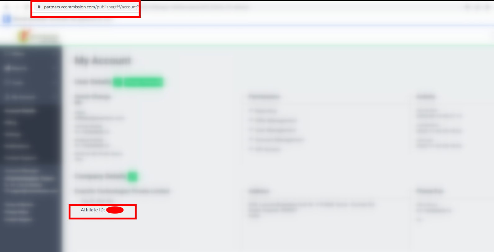 Vcommission Affiliate Network | Find Publisher ID | Website ID | Client ID